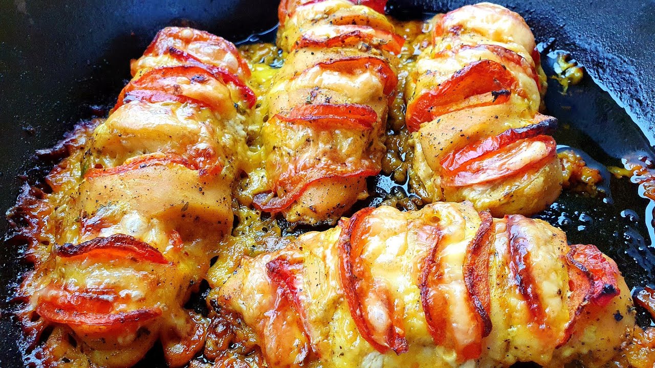 So Delicious! Cheesy Chicken Breast Recipe - YouTube