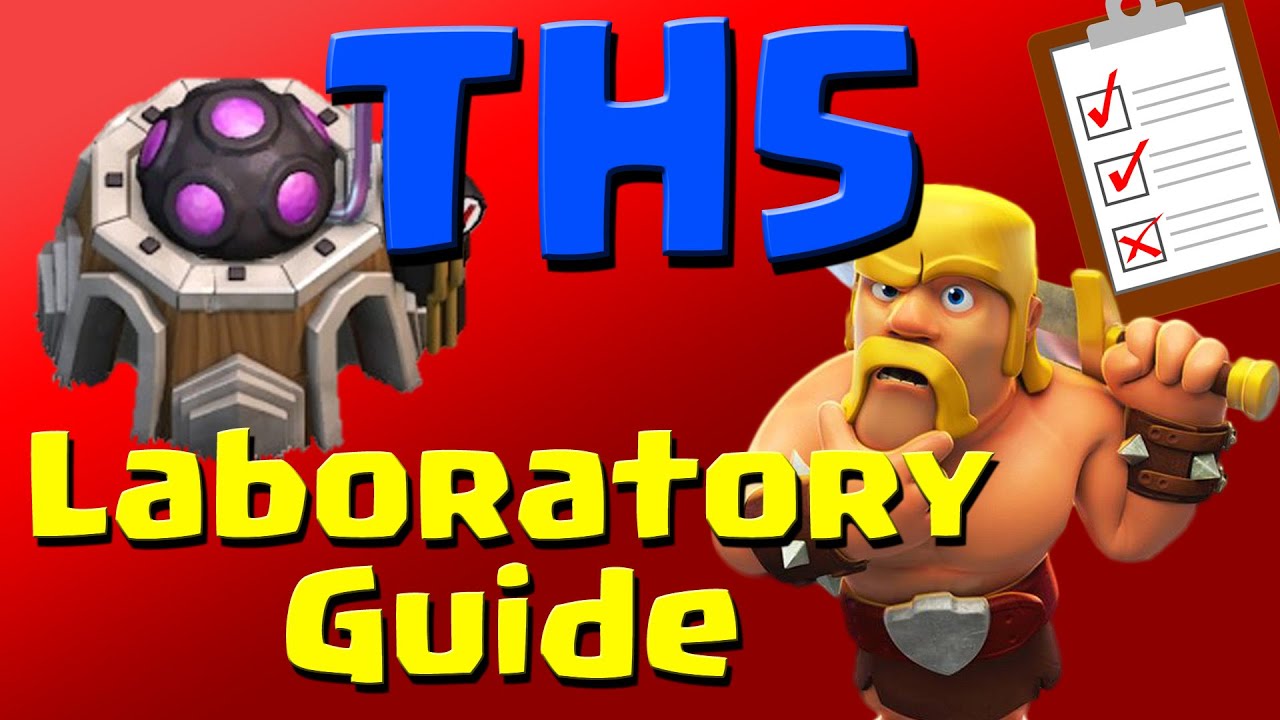 Clash of Clans: TH5 Laboratory Research Guide (August 2016) ULTIMATE ...