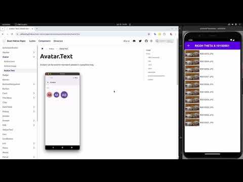 React Native Paper Card Beginner Tutorial for RICOH THETA SDK - YouTube