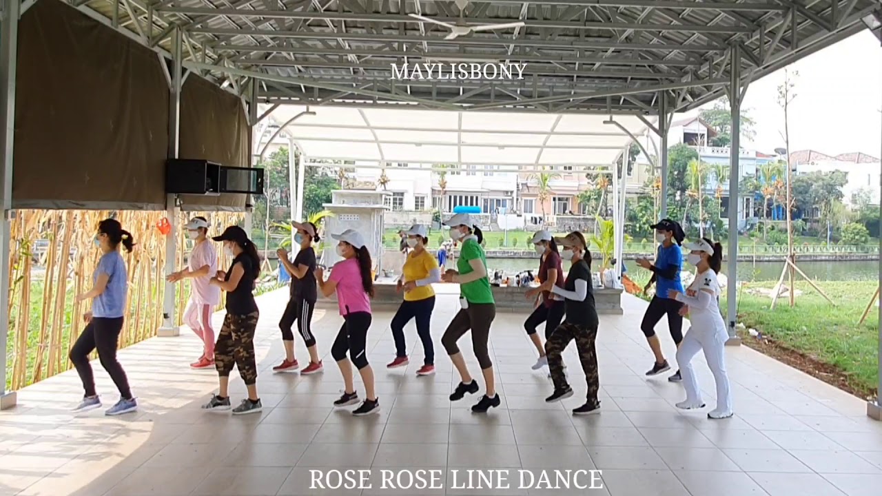 ROSE ROSE LINE DANCE - YouTube