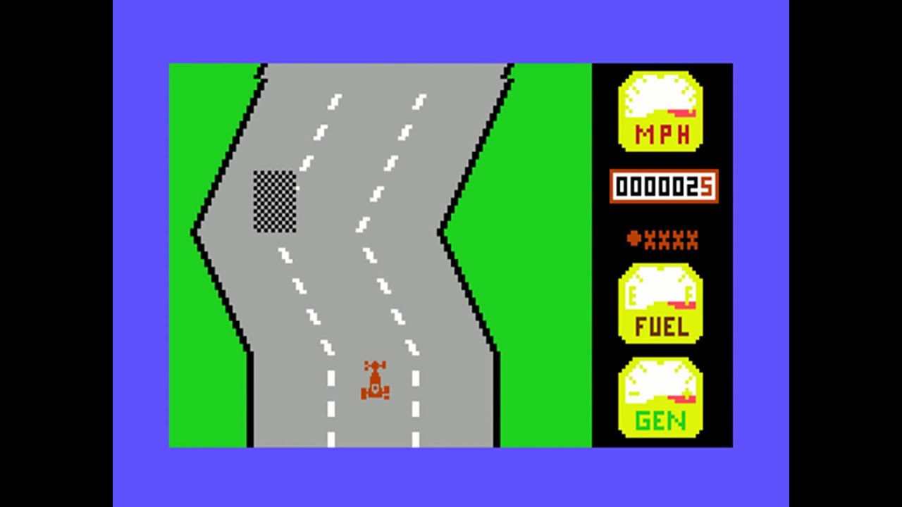 Motor Mania - Commodore 64 (PAL) [MESS] [shortplay] - YouTube