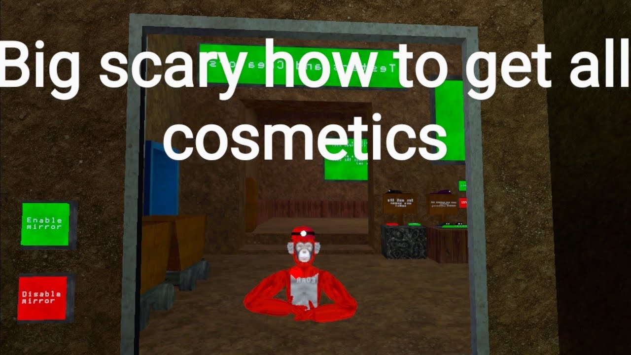 Big scary how to get all cosmetics - YouTube
