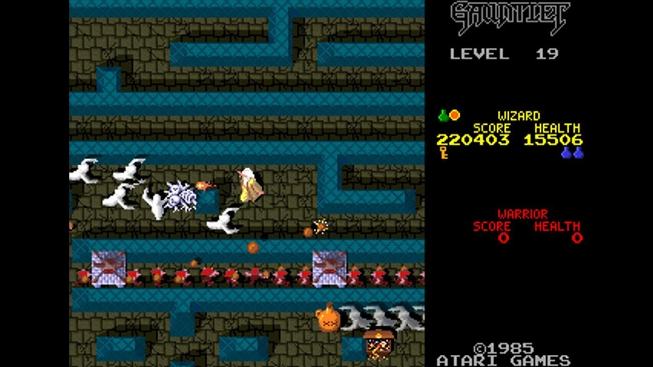 Gauntlet [Arcade Longplay] (1985) Atari Games {2 Players, rev 3} - YouTube