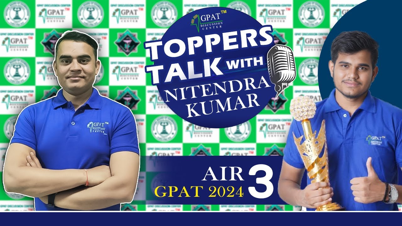 AIR- 3- GPAT - 2024 || NITENDRA AHIRWAR || GDCIANS UNSTOPABBLE ...