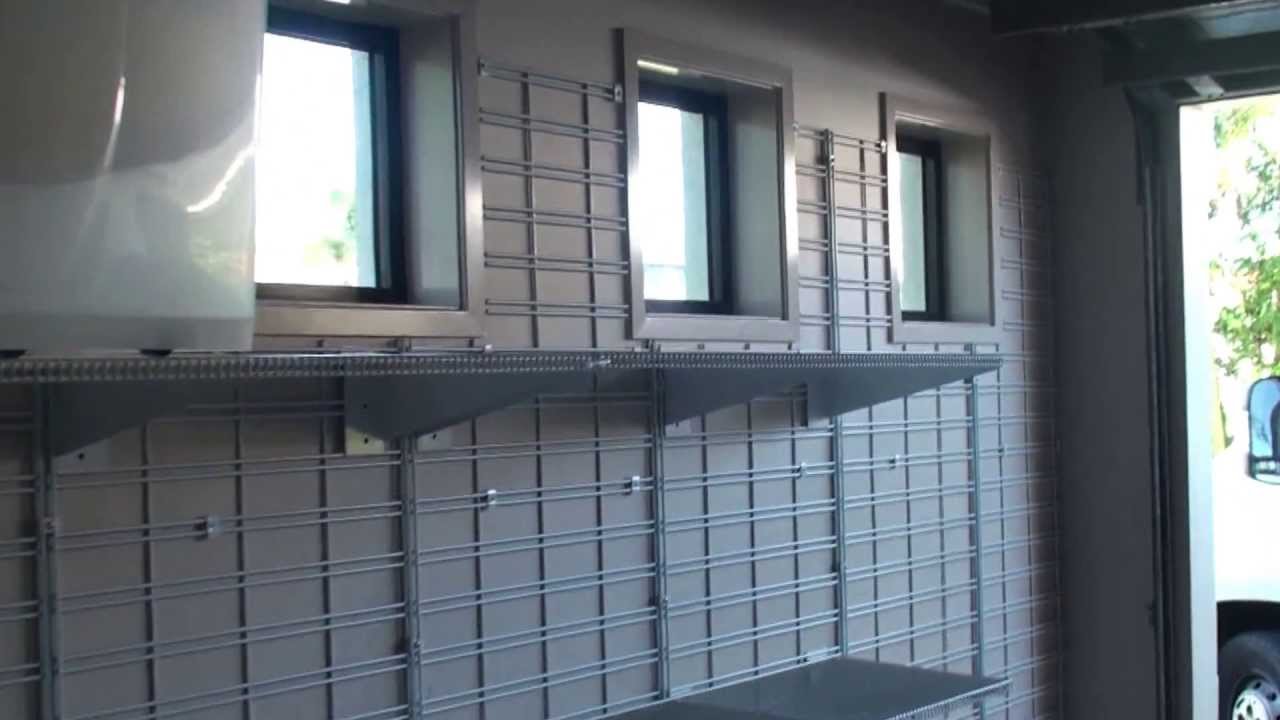 Completed Grid Panel Install with Accessories - YouTube