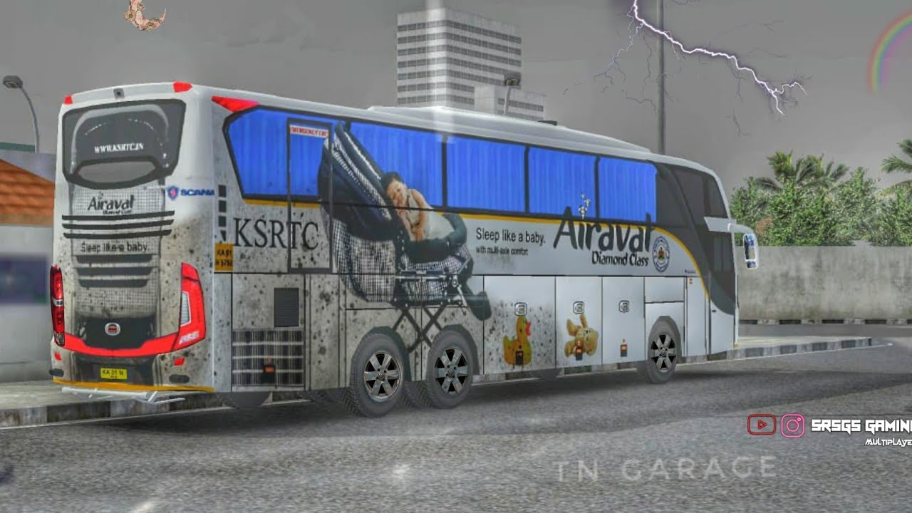 kstrc airavat hd 4k livery for jetbus 2 |livery download link in ...