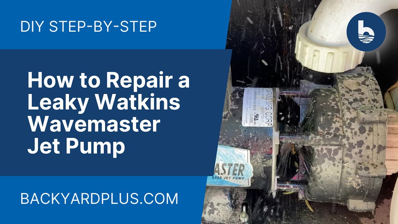 How to Repair a Leaky Watkins Wavemaster Jet Pump - YouTube