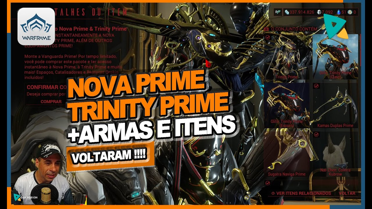 WARFRAME -VOLTARAM !!! A Nova Prime e a Trinity Prime ingressam na ...