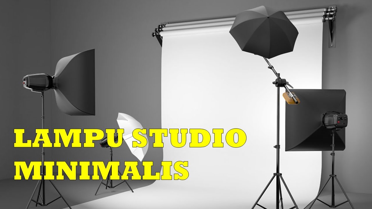 Lampu Studio Foto Minimalis - YouTube