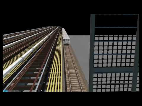 openbve: R42 A train emerging out of the portal - YouTube