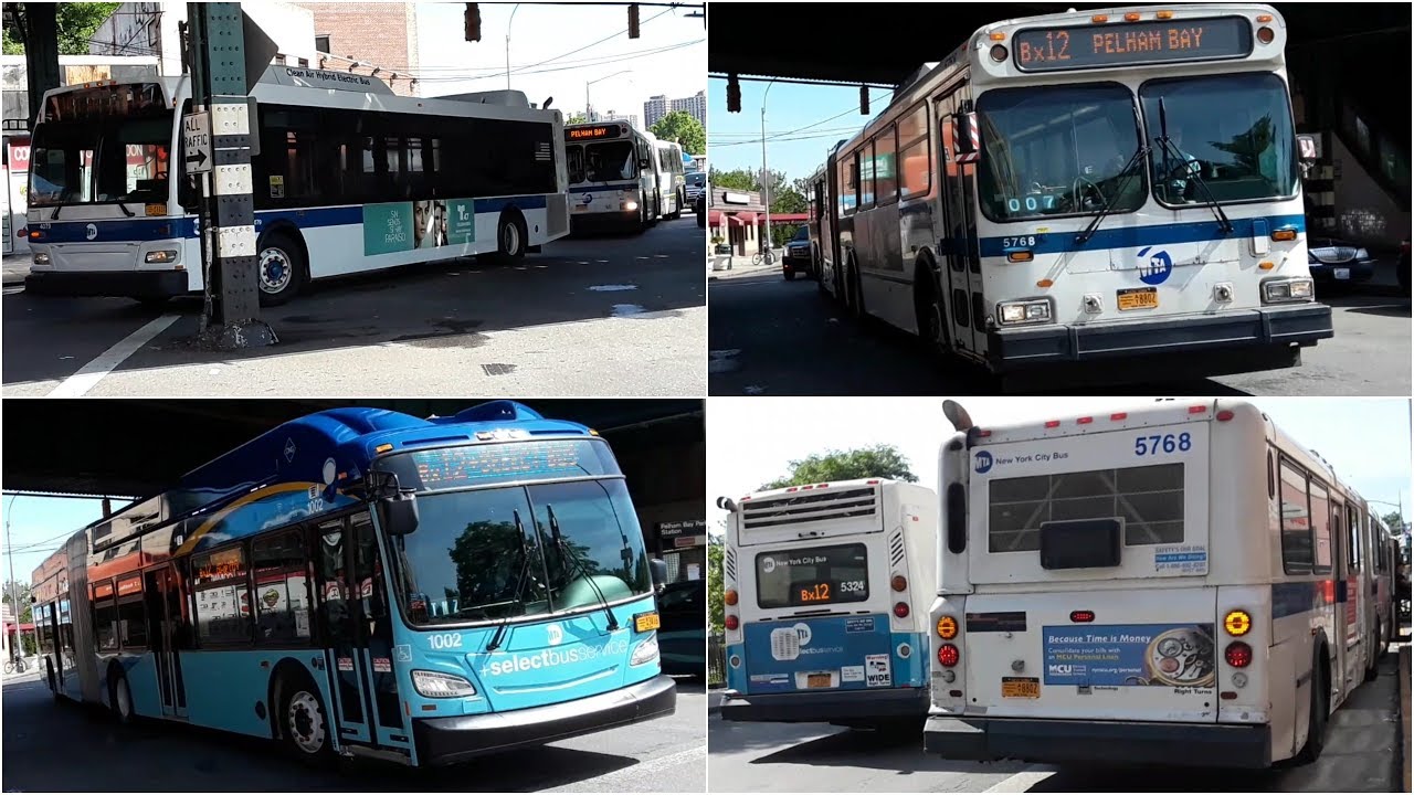 MTA: Four Different Bus Fleets on the NIS/Bx12/Bx12 SBS - YouTube
