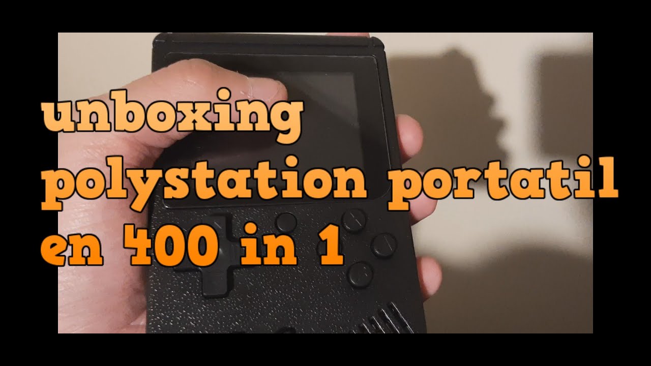 unboxing polystation portatil en 400 in 1 es igual como la consola sup ...