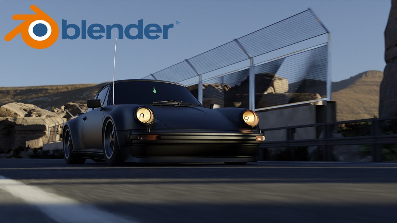Blender Realistic car animation - YouTube