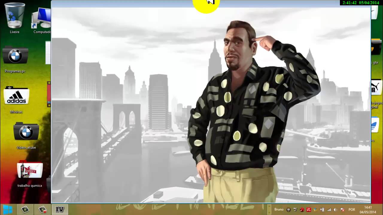 Como jogar gta 4 em modo janela - YouTube