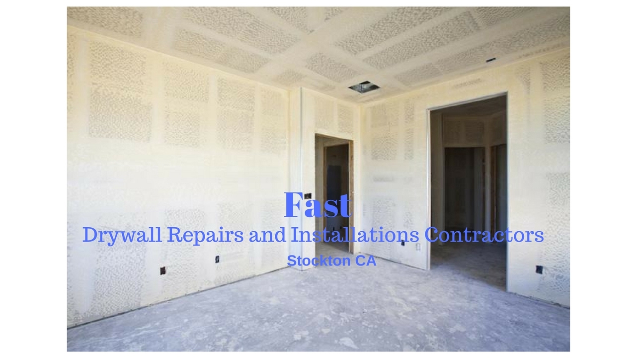 Fast Drywall Repairs and Installations Contractors Stockton CA - YouTube