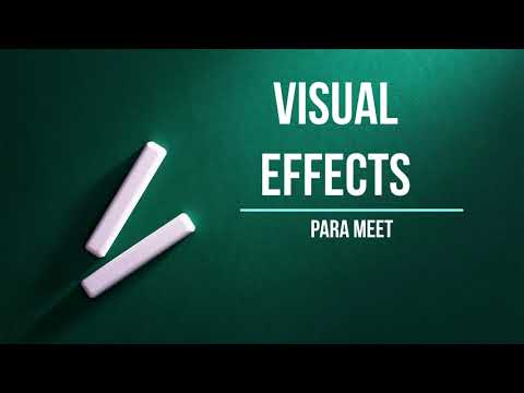 Tutorial visual effects for meet - YouTube