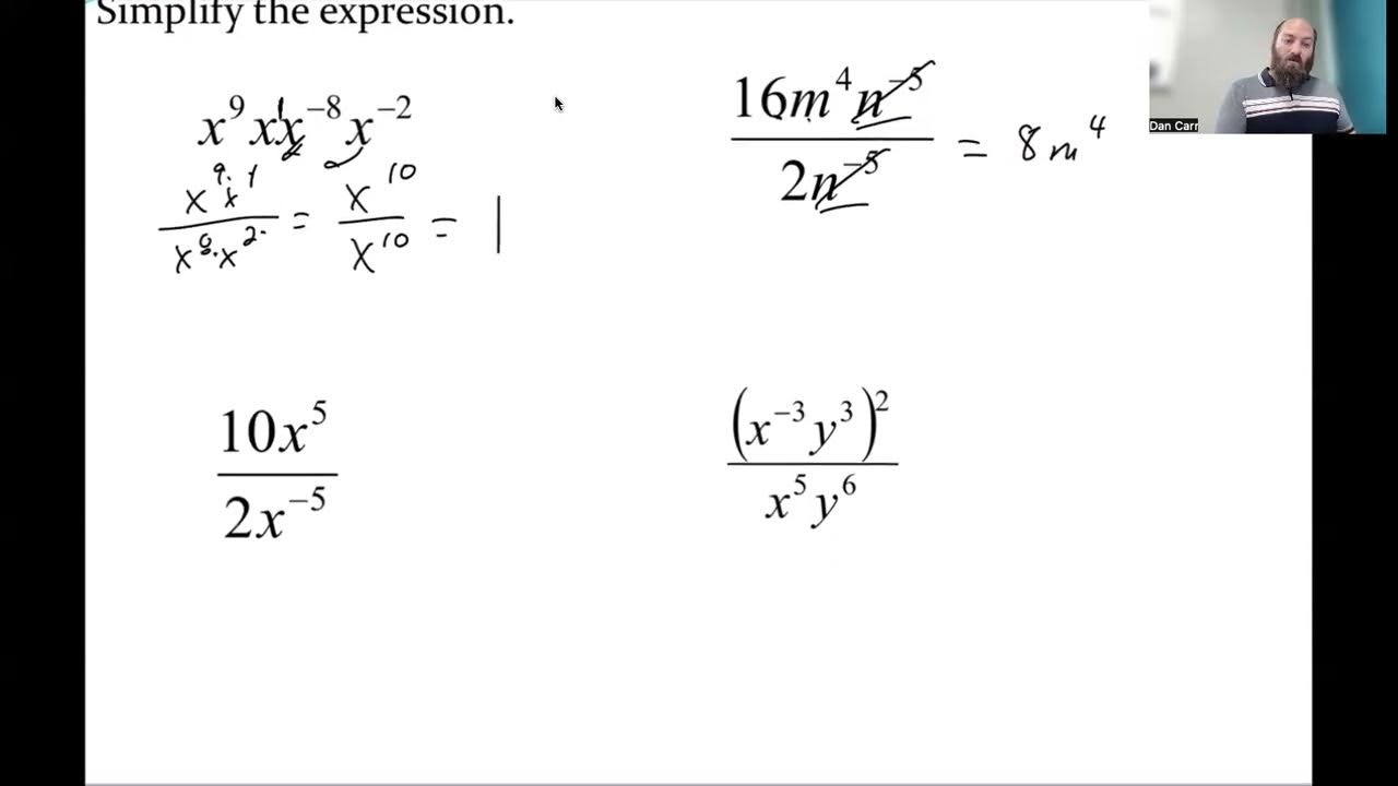 3 1 Day 1 Exponent Properties - YouTube