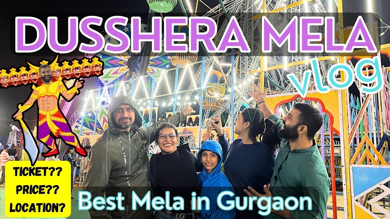 Dusshera Mela in Gurgaon 2023 | Amusement Park Rides Swadu Sangwan ...