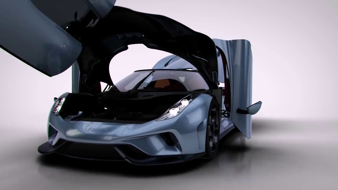 Koenigsegg Regera interior and exterior view - YouTube