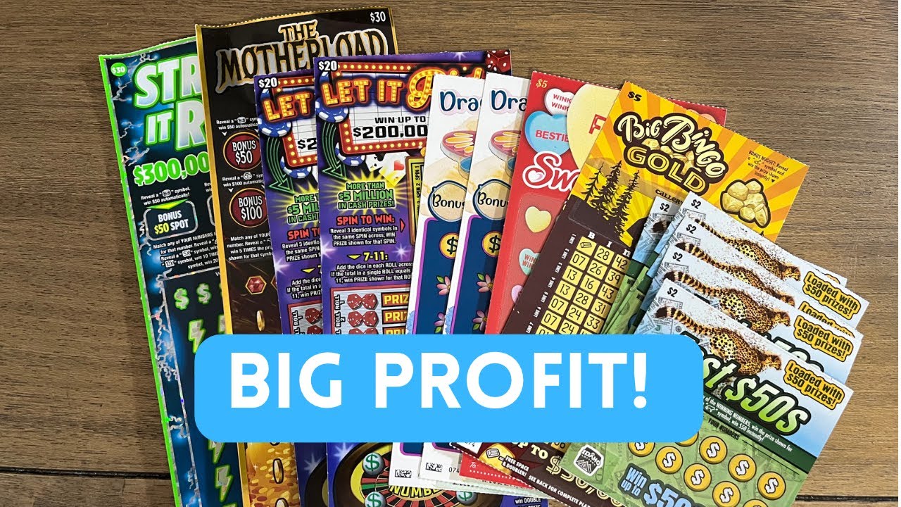 I WON on the 4 biggest tickets! Big profit on $130 scratch off ticket ...