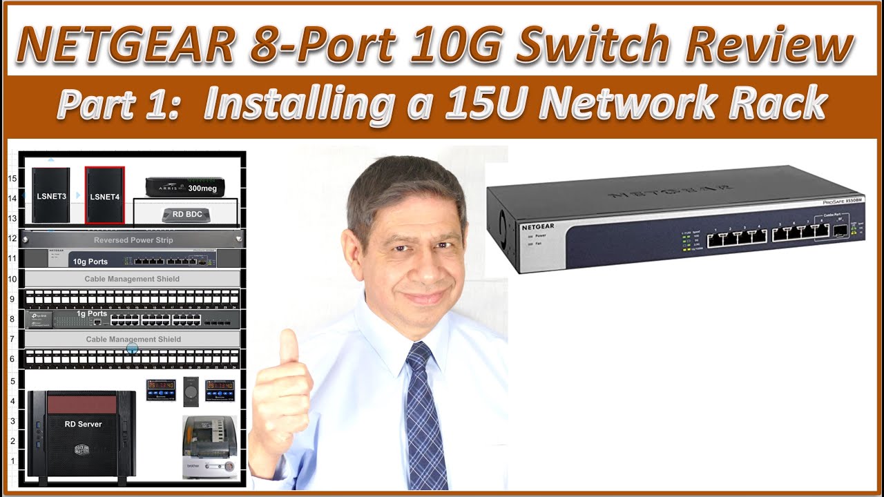 Network Rack Install – Part 1 - With a Review of the NETGEAR 8-Port 10G ...