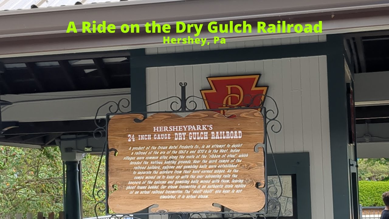 A ride on Hershey Parks, Dry Gulch Railroad - YouTube