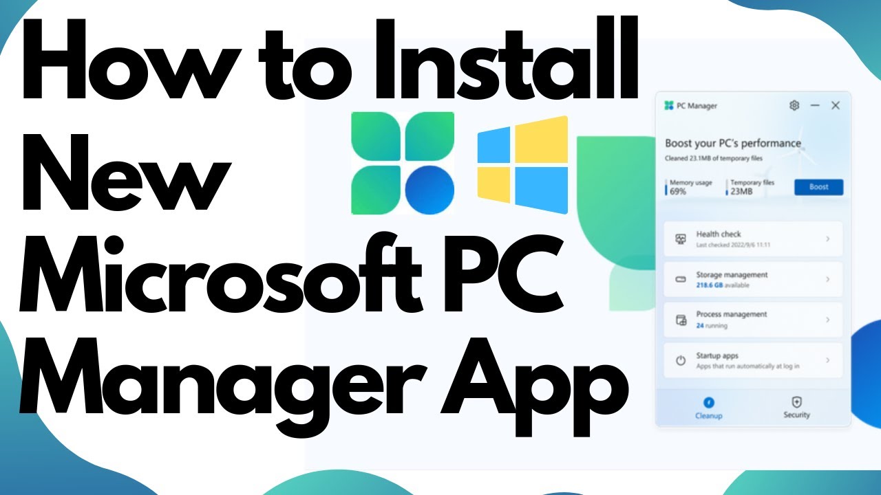 How To Install New Microsoft PC Manager App | Boost Your PC microsoft ...
