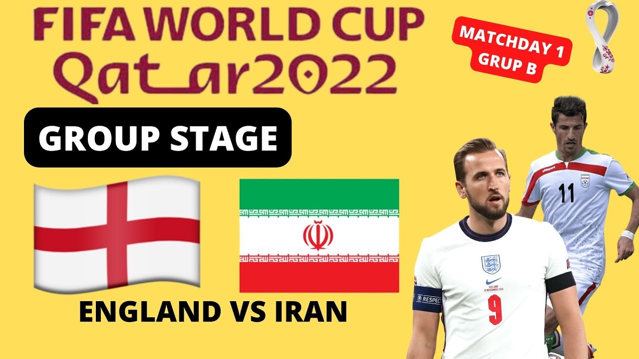 🔴LIVE STREAMING England vs Iran World Cup Qatar 2022 Match Day Group B ...