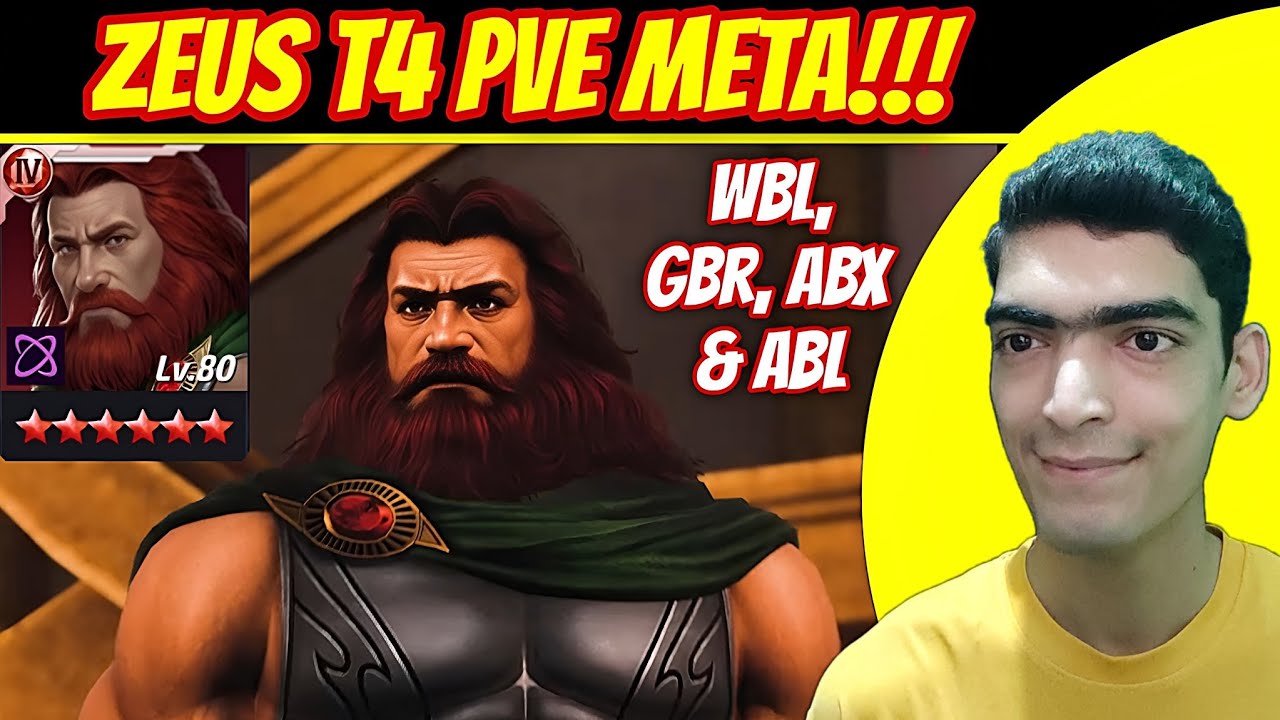 Zeus TIER-4 ⚡ WBL, GBR, ABX & ABL Meta!!! | Marvel Future Fight - YouTube