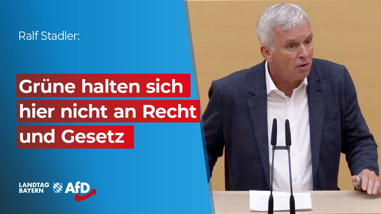 Grüne halten sich hier nicht an Recht und Gesetz - YouTube