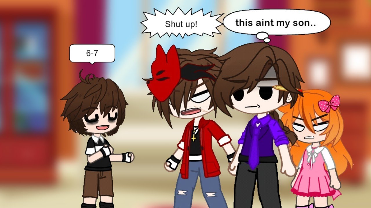 Afton Family - Chris/CC doing the 6,7 *Meme/Trend* - Gacha - (Past Afton Family) - YouTube