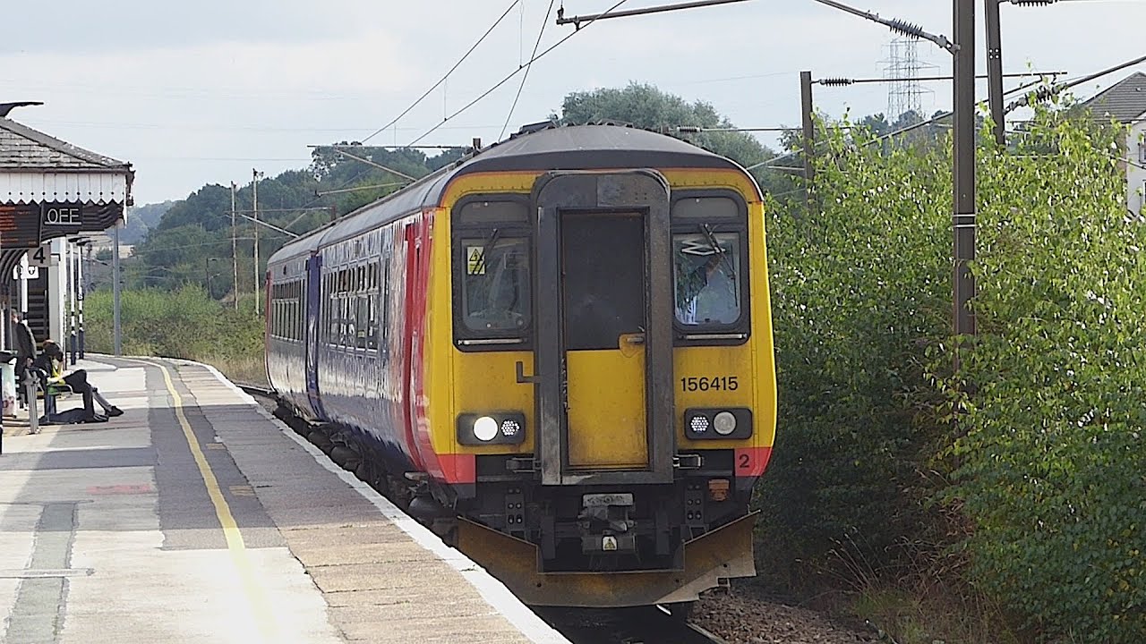 EMR Class 156 leaves Grantham (15/9/21) - YouTube