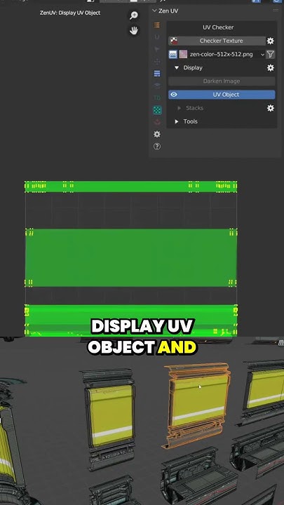 👀 Finally! See UVs in Object Mode with Zen UV! #blender3d #addon #unwrap #zenuv #tutorial - YouTube
