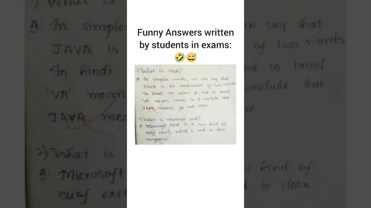 Funny Answers written by students in exams😅#ytshorts #shorts # ...