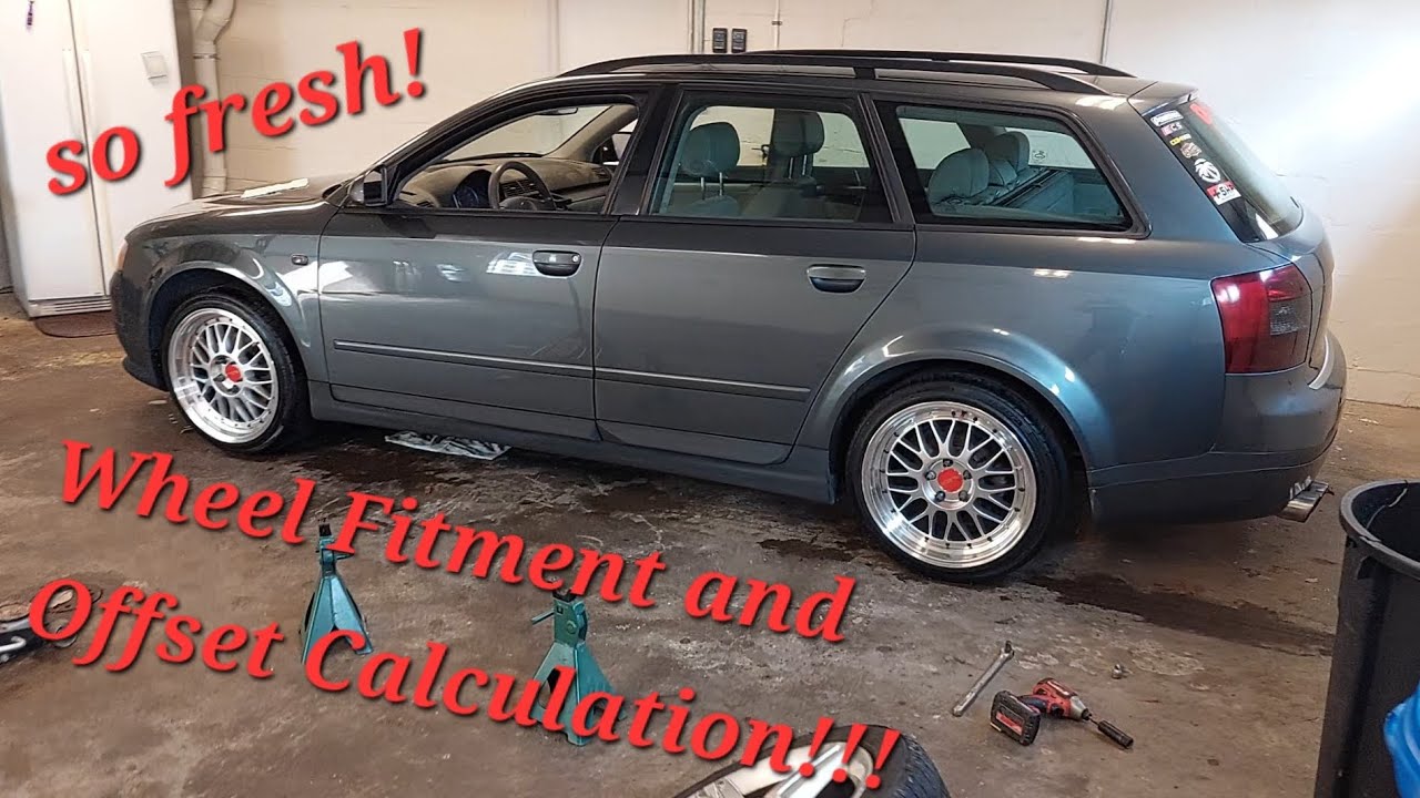 wheel fitment calculation and test fit!!! - YouTube