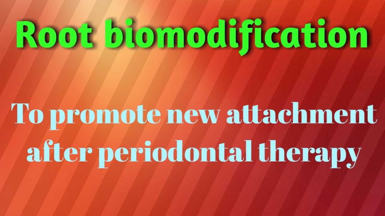 Root biomodification - YouTube
