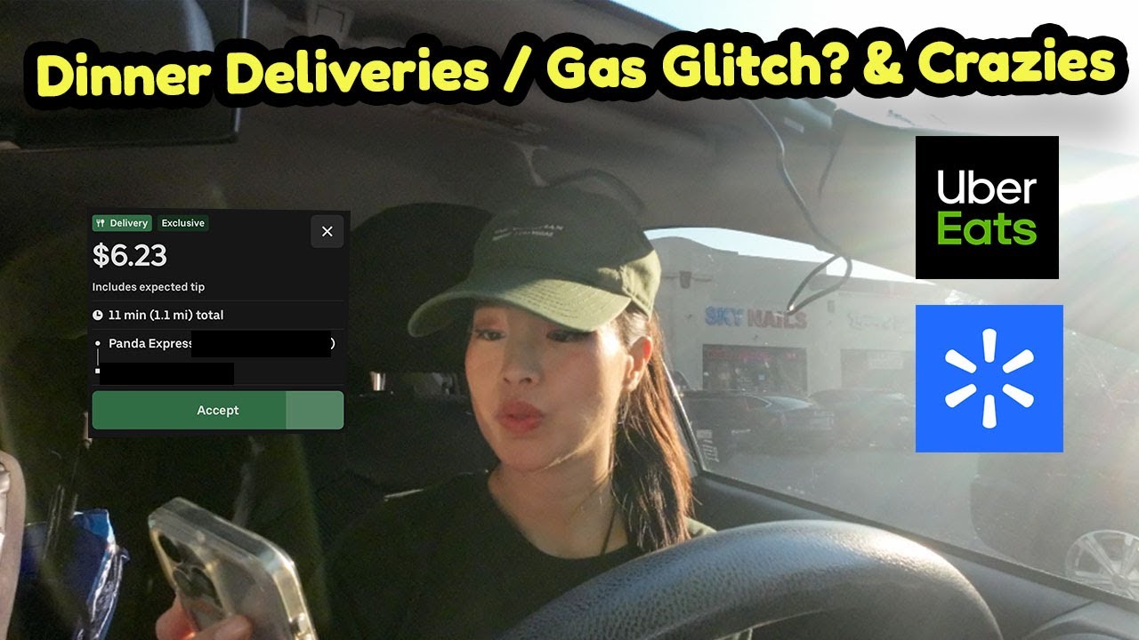 Dinner Time Delivery Crazies Encounter And Gas Glitch Uber Eats Ride
