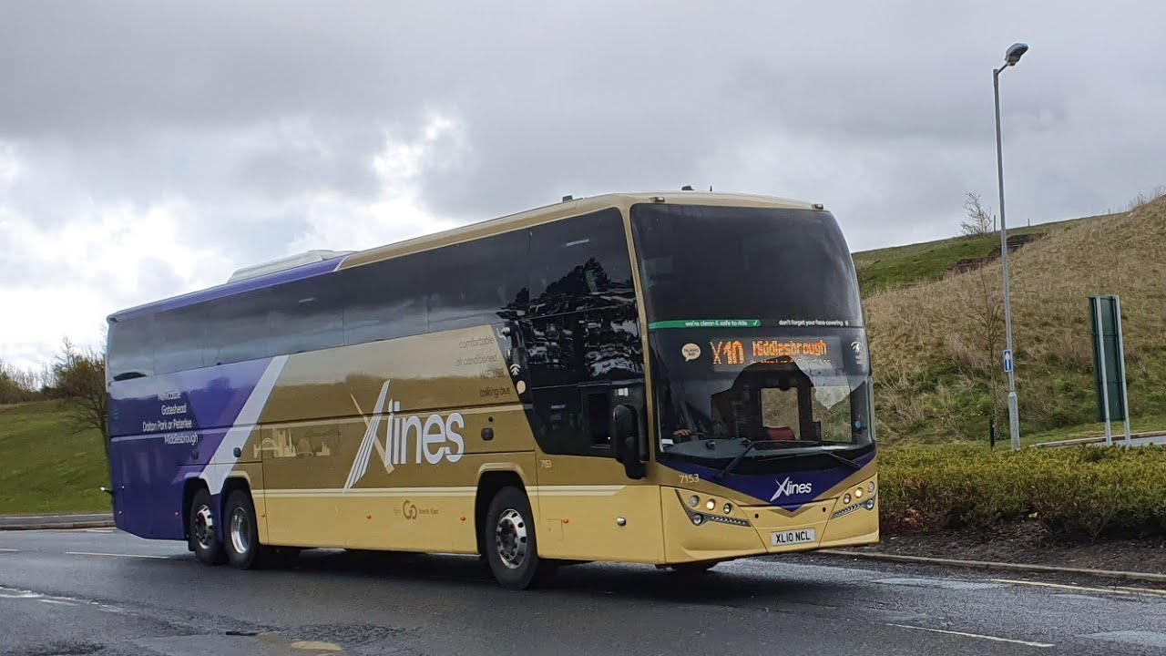 A19 THRASH: Journey on Route X10 | XL10NCL/7153 - Go North East: Volvo ...