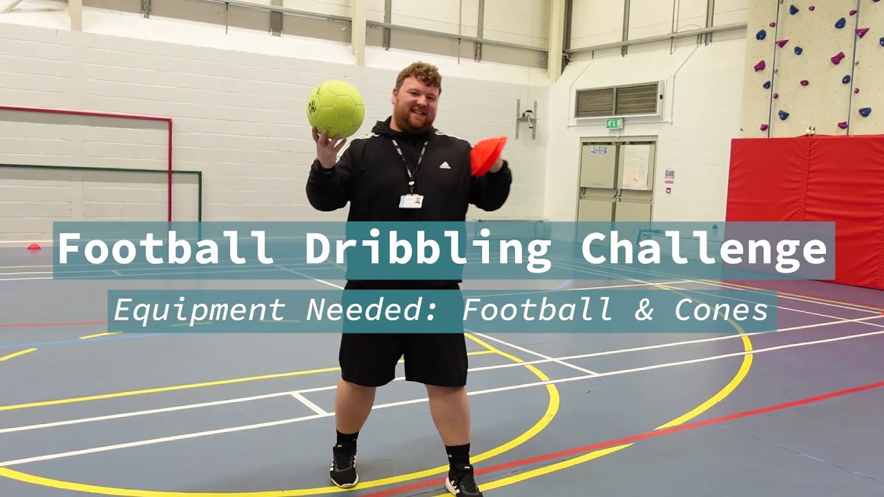 PE Challenge: The Football Dribbling Challenge - YouTube