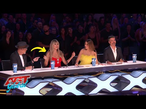 Heidi Klum Shows Off Her BOOBS Talent on AGT Semi Final 2023