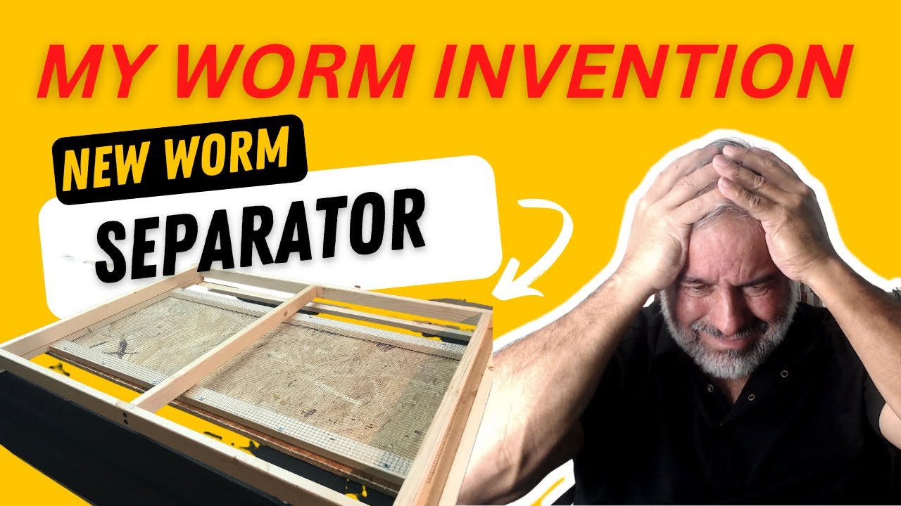 NEW WORM SEPARATOR/SIFTER? ( MY NEW INVENTION ) WILL IT WORK? - YouTube