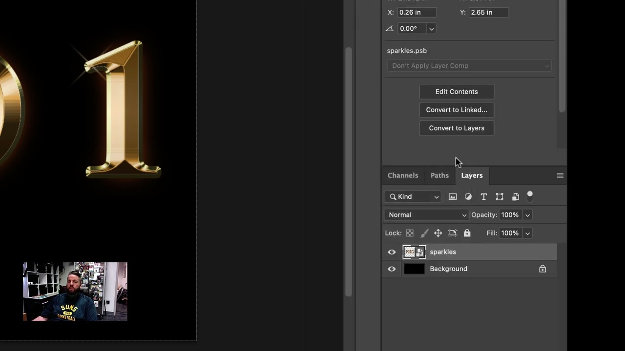 Convert Text to a Smart Object in Photoshop - YouTube