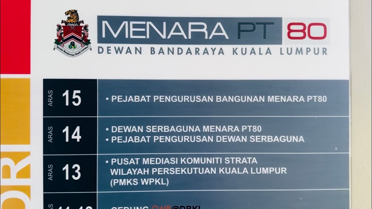 Gelanggang badminton di Menara PT80, DBKL Kuala Lumpur - YouTube