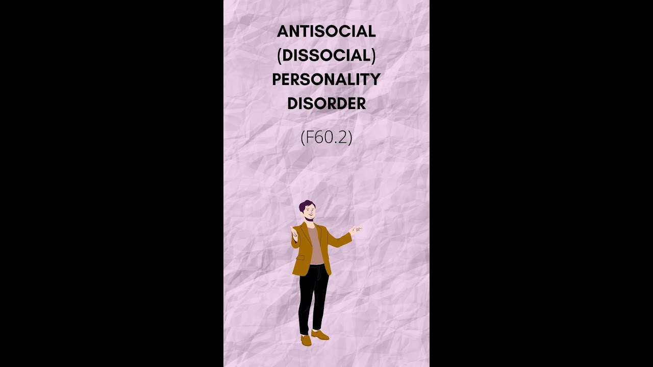 Antisocial(Dissocial) Personality Disorder #shorts - YouTube