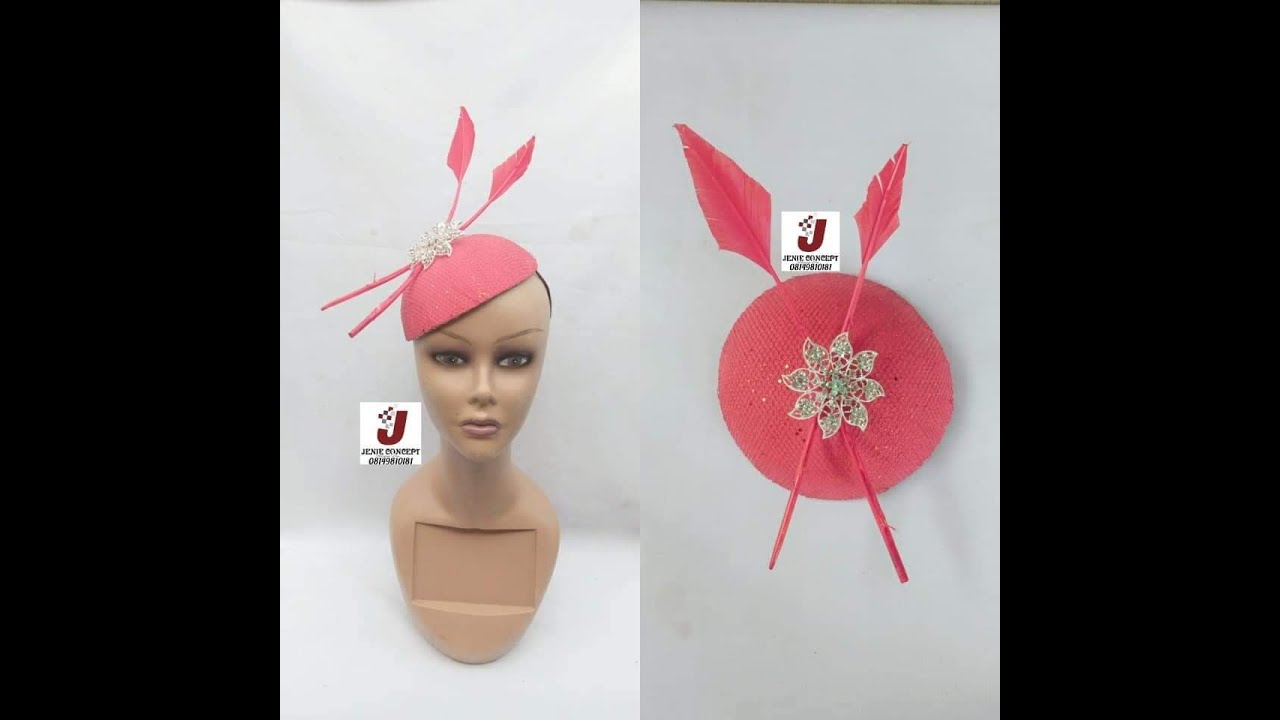 How to embellish a Fascinator Base - YouTube