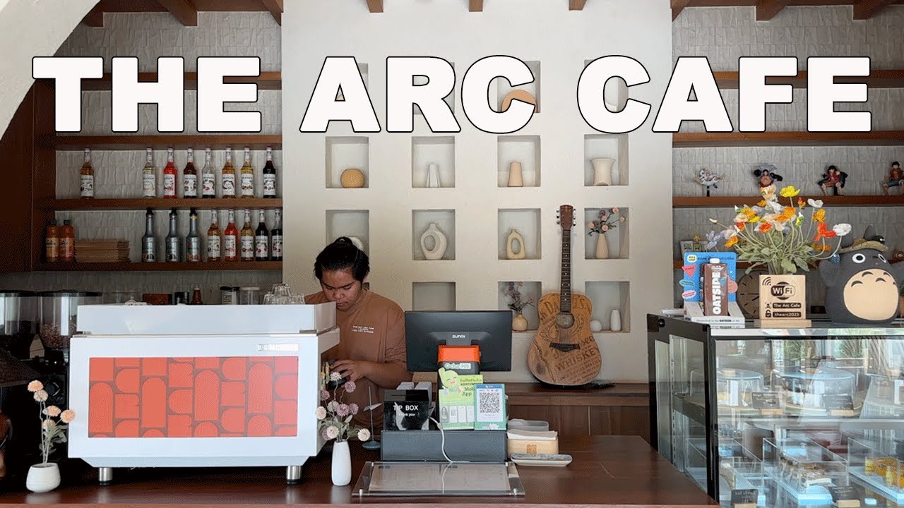 The Arc Cafe and Surf Skate Chiang Mai excellent dark roast Espresso - YouTube