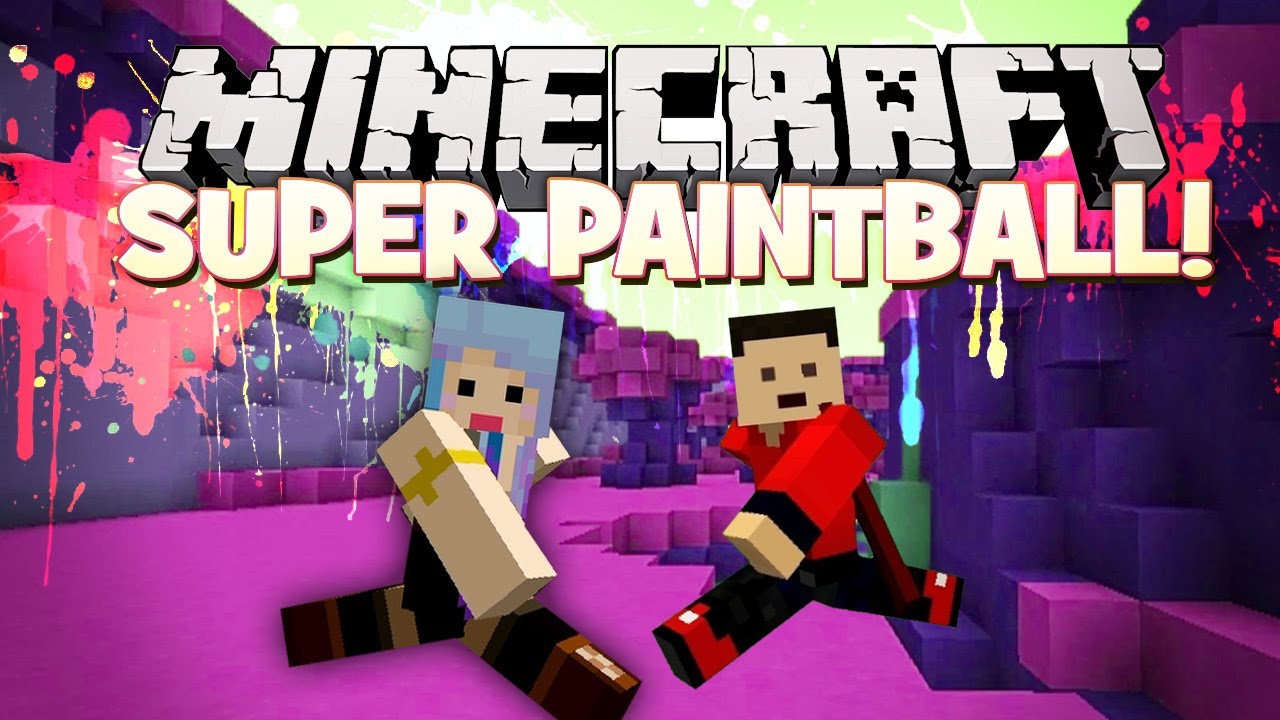 "TEAMWORK WINS" Super Paintball - Minecraft Mini Game - YouTube