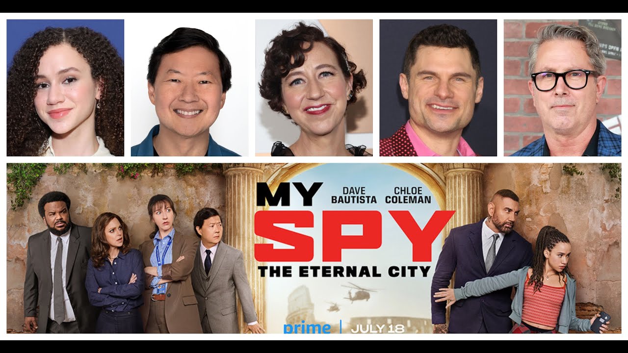 My Spy The Eternal City cast interviews with Chloe Coleman, Ken Jeong ...
