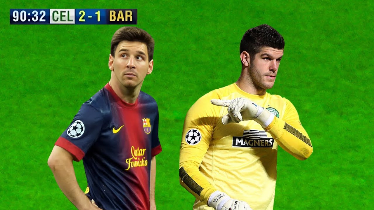 The Day Fraser Forster SHOCKED Lionel Messi and PRIME Barcelona - YouTube