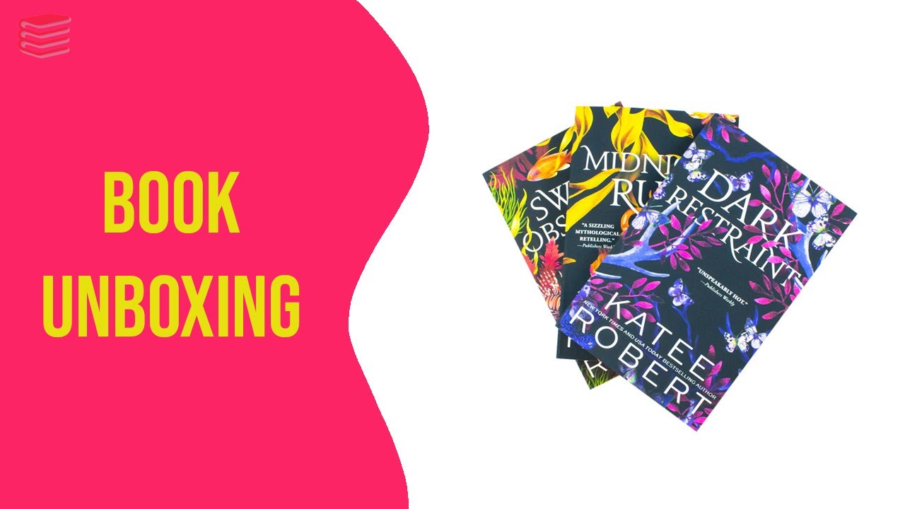 Dark Olympus Series Book 6 to 8 By Katee Robert - Book Unboxing - YouTube